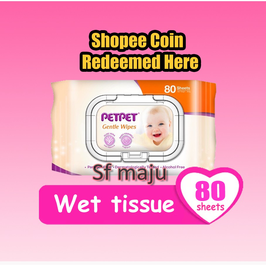 🔥Alcohol Free🔥Pepet Drypers Baby Wipes Wet Tissue | Shopee Malaysia