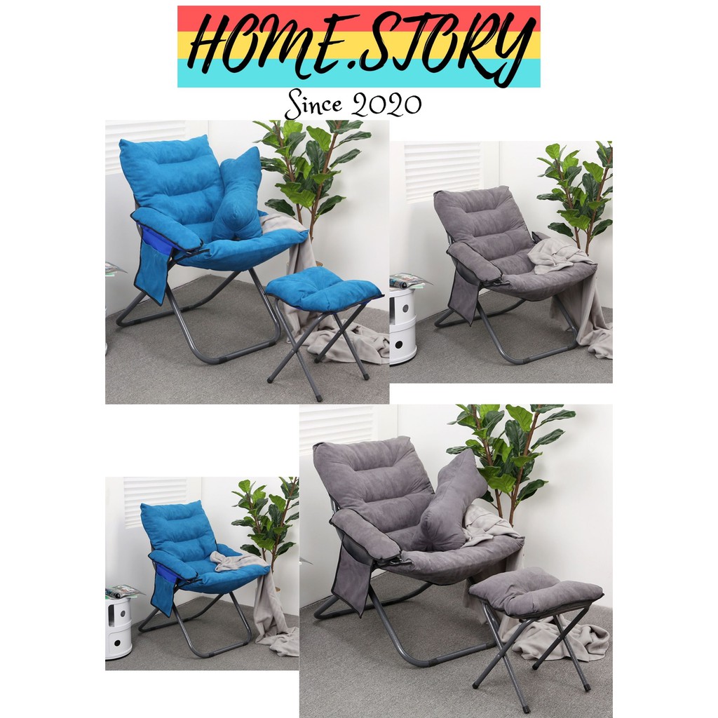 Lazy Sofa Simple Office Recliner Single Creative Back Fabric Folding ...