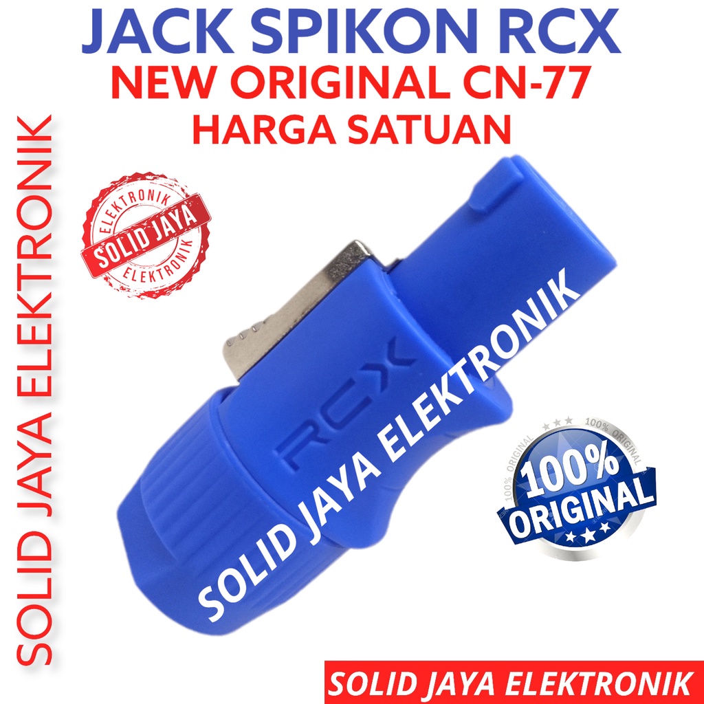 Jack SPIKON RCX CN-77 CN77 CN 77 JAK JEK JECK MALE AUDIO SPICON SPEACON ...