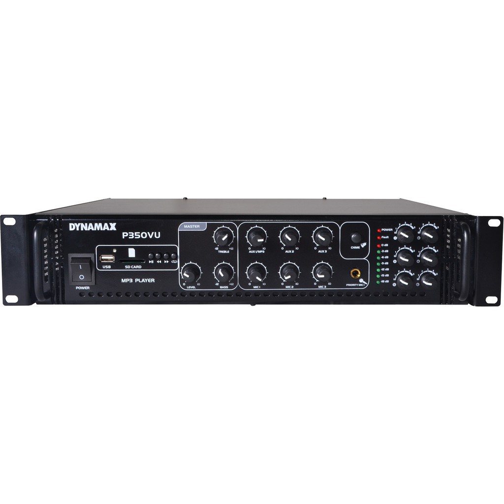 DYNAMAX P250VU(USB MP3) / P250VUB (USB MP3 + Bluetooth) 250W Public ...