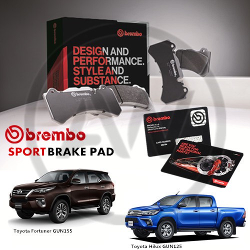 BREMBO HP2000 Toyota Hilux REVO GUN125 Fortuner GUN155 Sport Racing ...