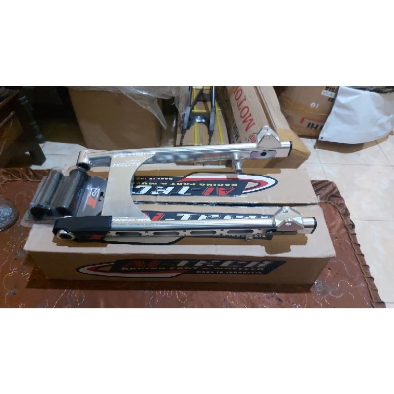 Aitech Arm Arem aitech pnp GL Megapro Silver Bonus Hangrip | Shopee ...