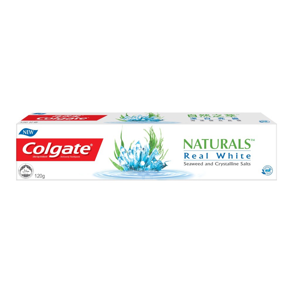 Colgate Naturals Real White Seaweed Toothpaste 120g | Shopee Malaysia