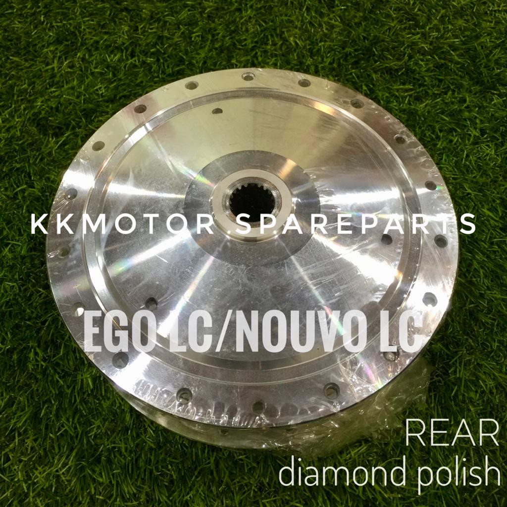 YAMAHA EGO LC / EGOS FI / NOUVO LC / SOLARIZ / AVANTIZ REAR HUB (CHROME ...