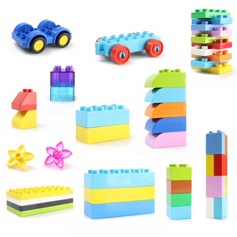 KACUU Big Size DIY Building Blocks Duploed DIY Figures Bricks ...