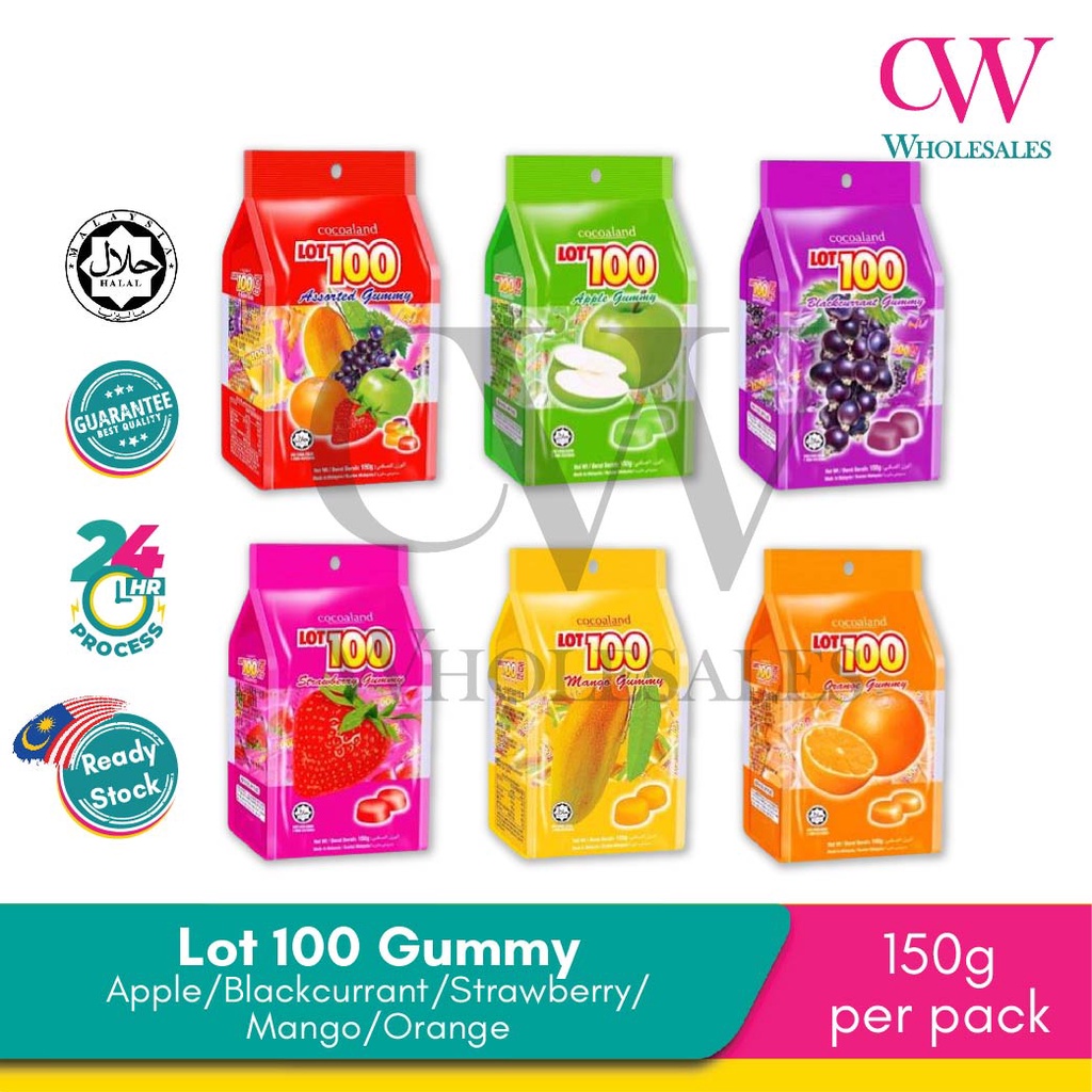 Gummy Lot 100 (150G) | Shopee Malaysia