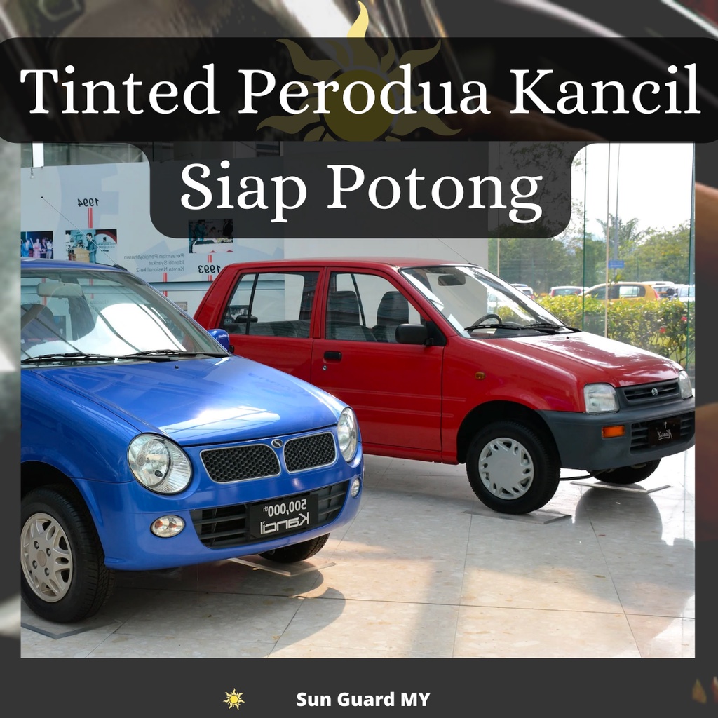 Tinted Perdua Kancil siap potong/ Tinted kereta/ Tinted window film ...