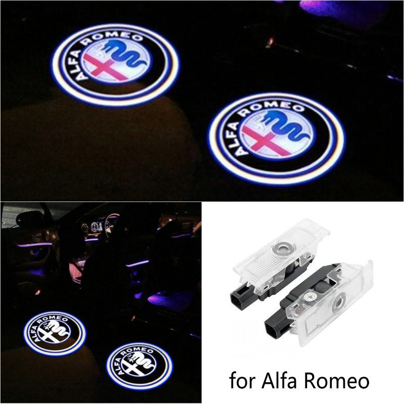 2pcs for Alfa Romeo 159 LED Car Door Welcome Light Projector for Alfa Romeo 147 156 Giulietta ...