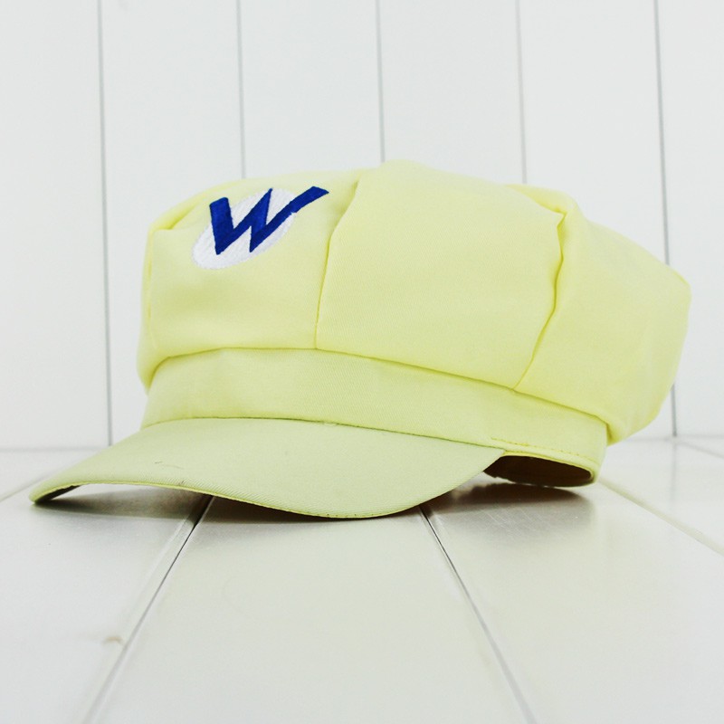 11Style Anime Super Mario Bros. Mario Hat Cap Luigi Bros Letter Printed ...