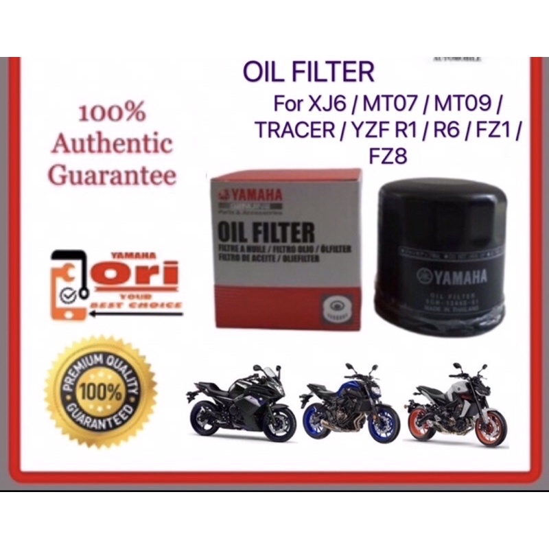 {DIJAMIN ORIGINAL} Yamaha Oil Filter 5GH-13440-80 Made In Thailand Tmax ...