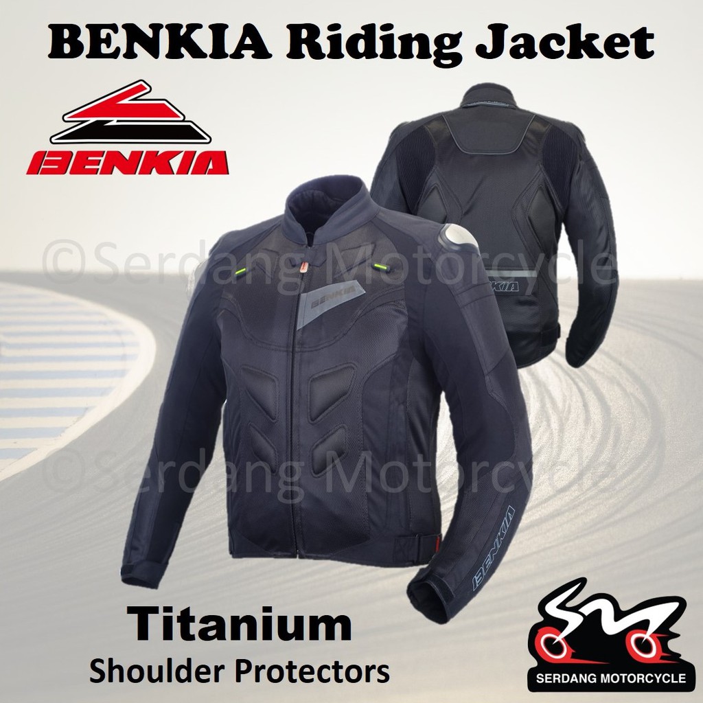 BENKIA JW22 Riding Jacket Motorcycle Bike Titanium Shoulder Protector ...
