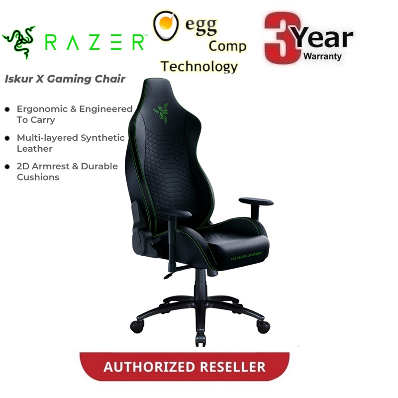 Razer ISKUR / ISKUR X / ENKI / ENKI Gaming Chair All Day Comfort QUARTZ ...