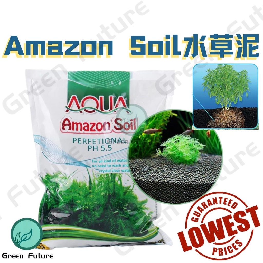 水草泥 Aquarium AQUA Amazon Soil for Aquarium fluval soil Planted Tank ...