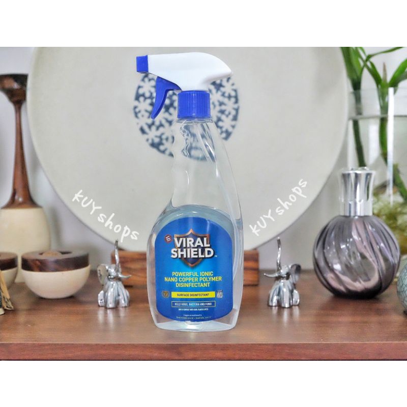 500ml VIRAL SHIELD Disinfectant Spray - Powerful Ionic Nano Copper ...