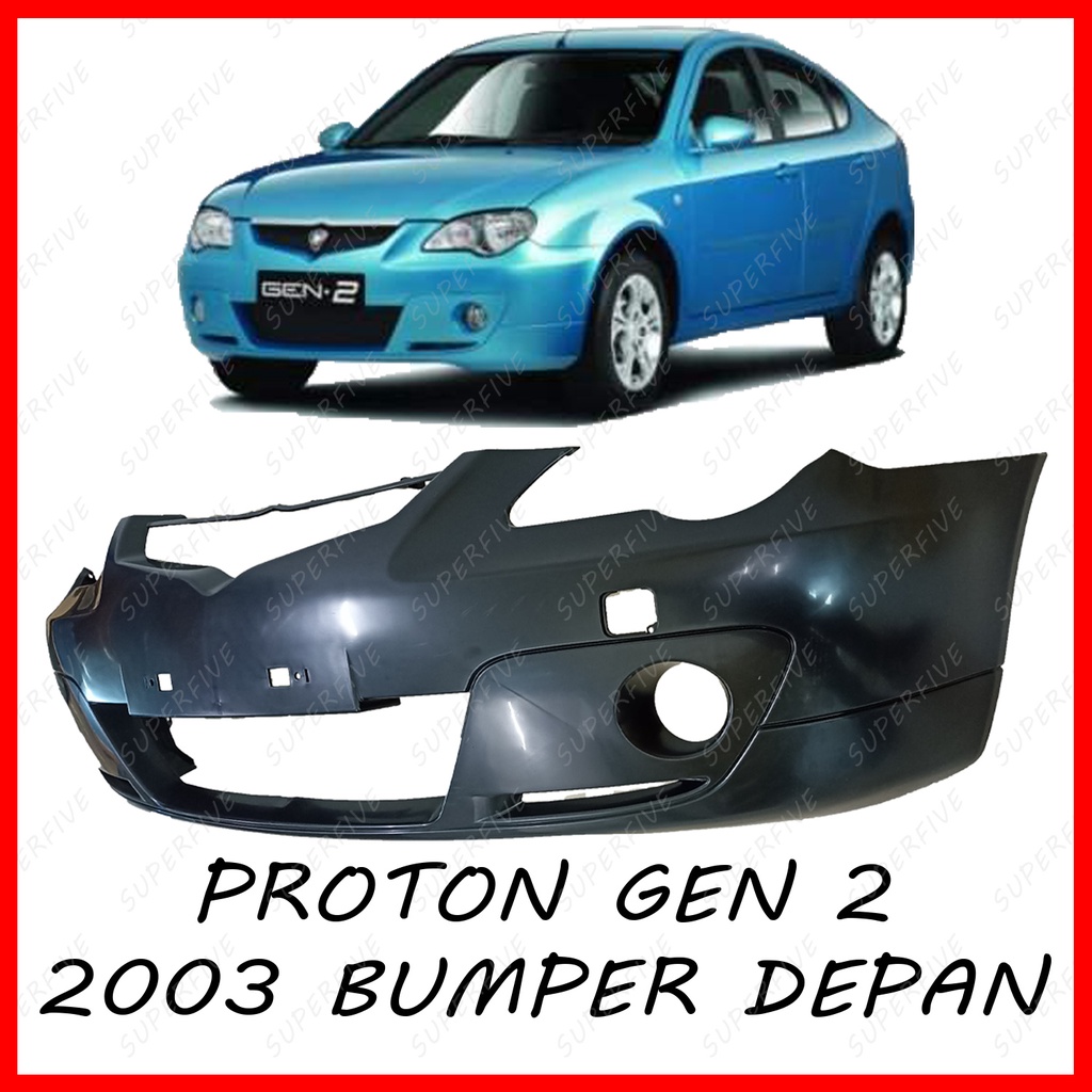 PROTON GEN2 PERSONA 2004 - 2007 FRONT BUMPER / BUMPER DEPAN | Shopee ...