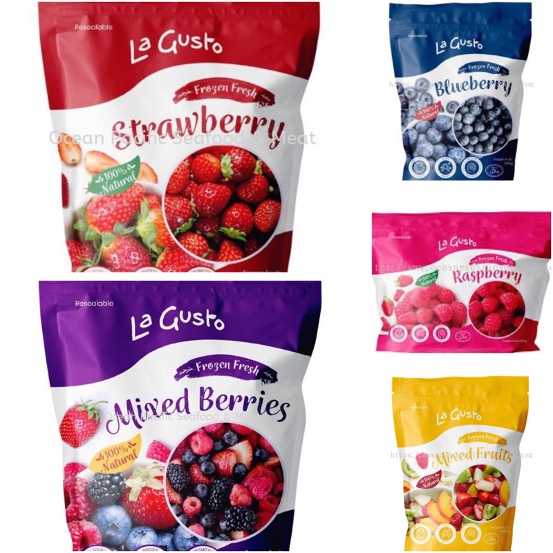 🔥Ready Stock🔥La Gusto Frozen Fruit Strawberry /Blueberry/Raspberry ...