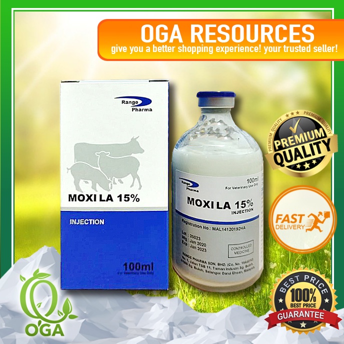 Moxila - Ubat Lembu, kambing Dan Babi Moxila 15%- (100ml) | Shopee Malaysia