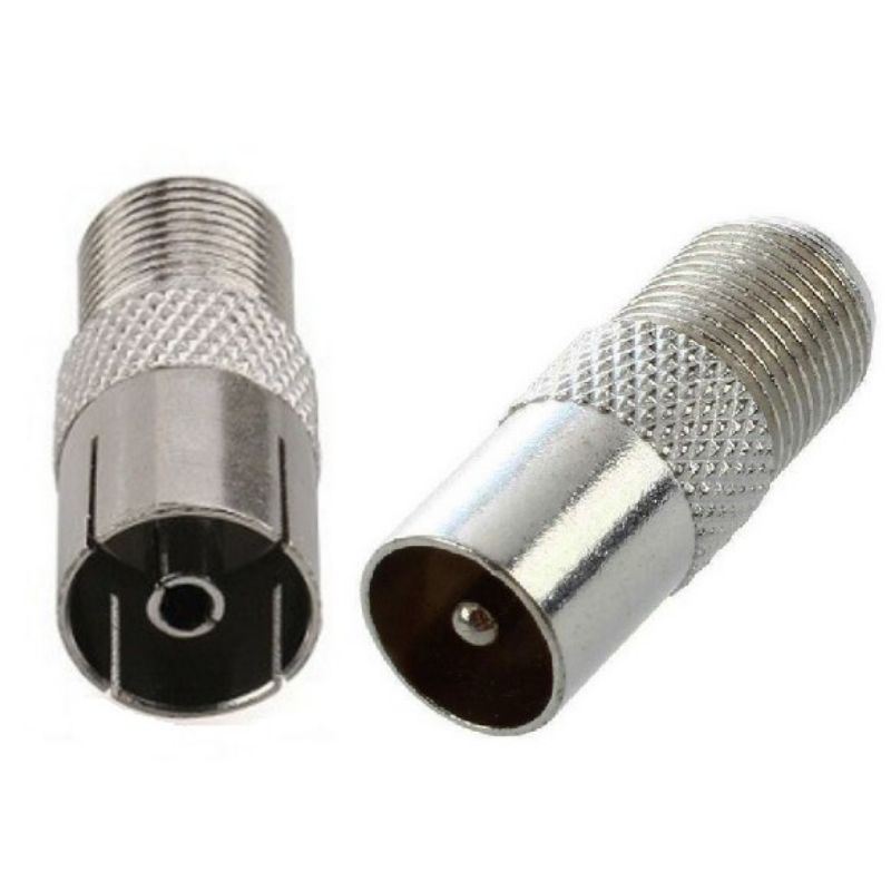 F Female to RF PAL Male/Female Connector | Shopee Malaysia