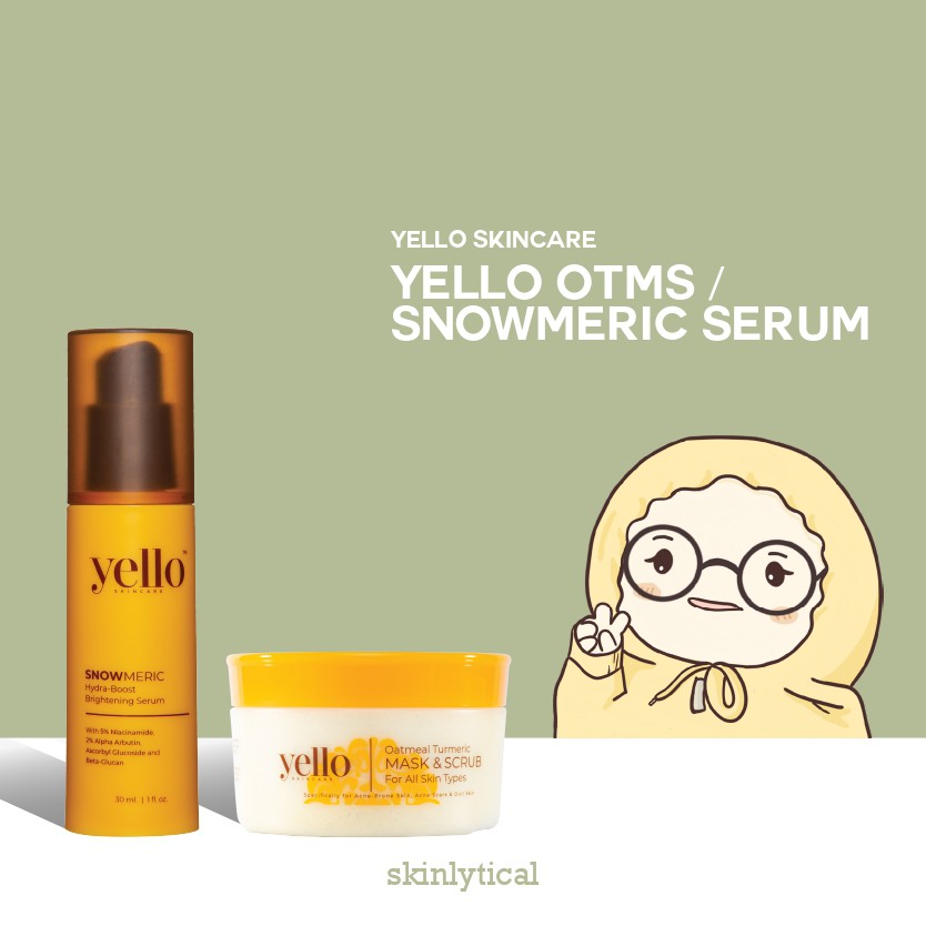 Yello OTMS / Yello Snowmeric Hydra-Boost Brightening Serum | Shopee Malaysia