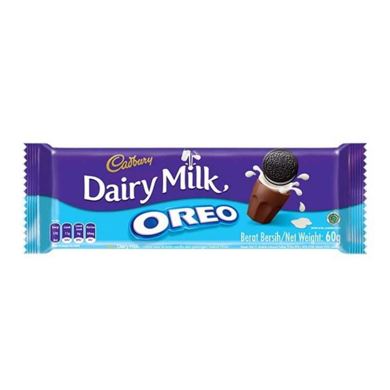 CADBURY Oreo dairy milk Veil 60 Grams | Shopee Malaysia