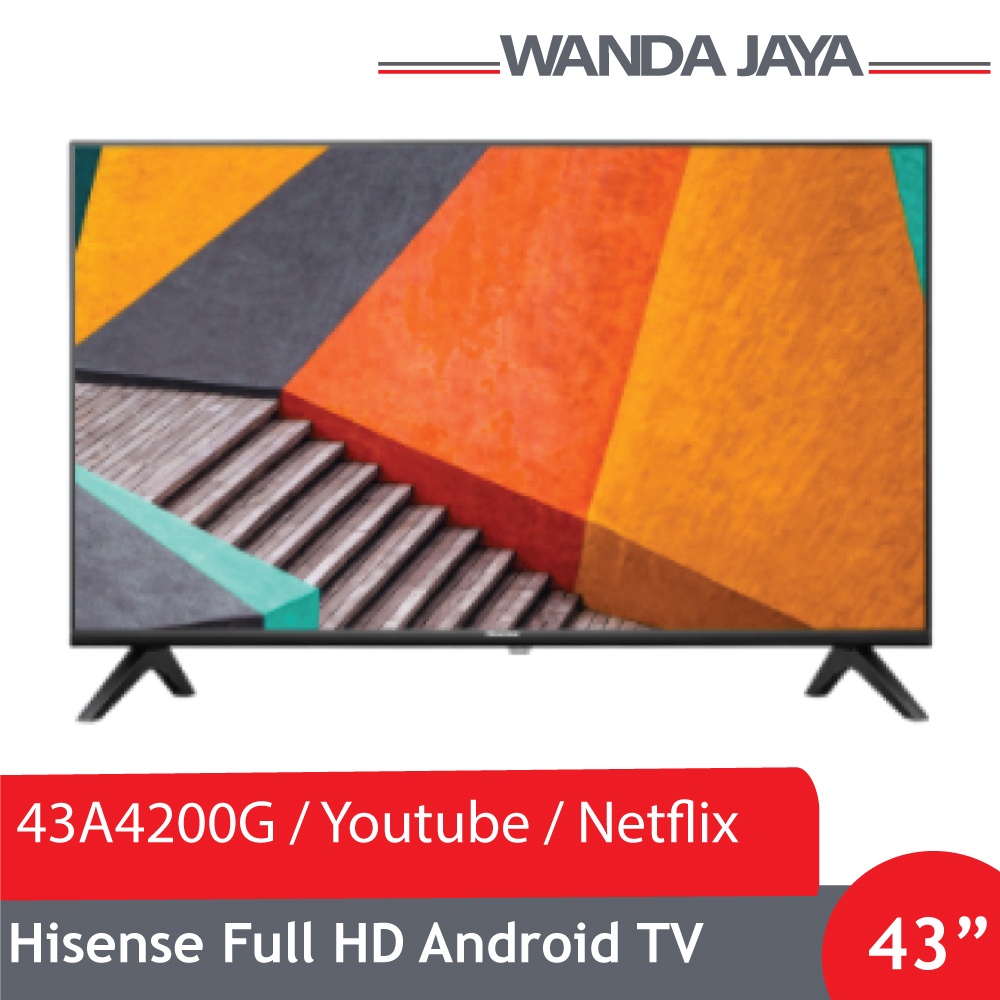 Hisense 43 Inch Android Full HD TV 43A4200G | Shopee Malaysia