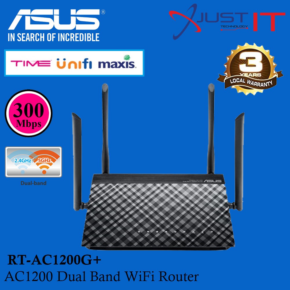 Asus Rt-Ac1200G+ Wireless Ac1200 Router | Shopee Malaysia