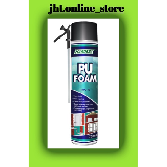 Hardex PU Foam HPU-30 Filling, Sealing, Expand PU Foam Spray | Shopee ...