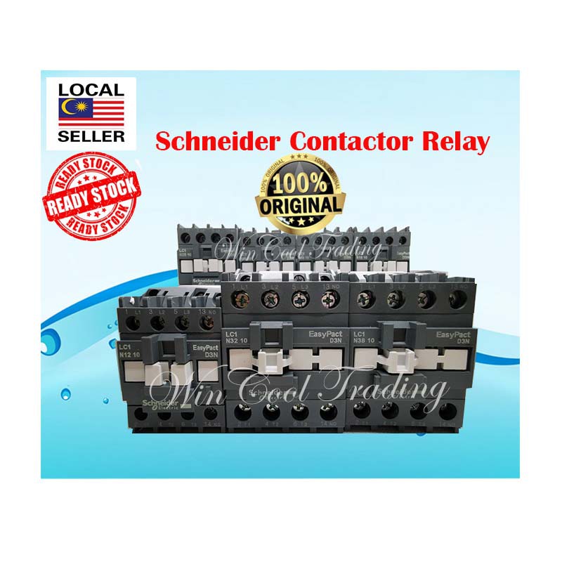 SCHNEIDER Contactor Relay 100% Original AC220V/50Hz LC1N Model : 0610M5N/0910/1210/1810/2510 ...