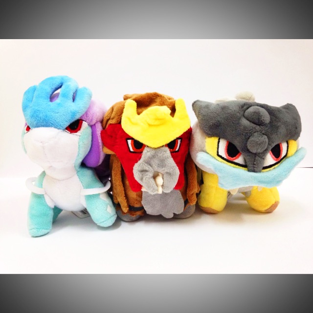 LEGENDARY POKEMON PLUSH (SUICUNE, ENTEI, RAIKOU) | Shopee Malaysia