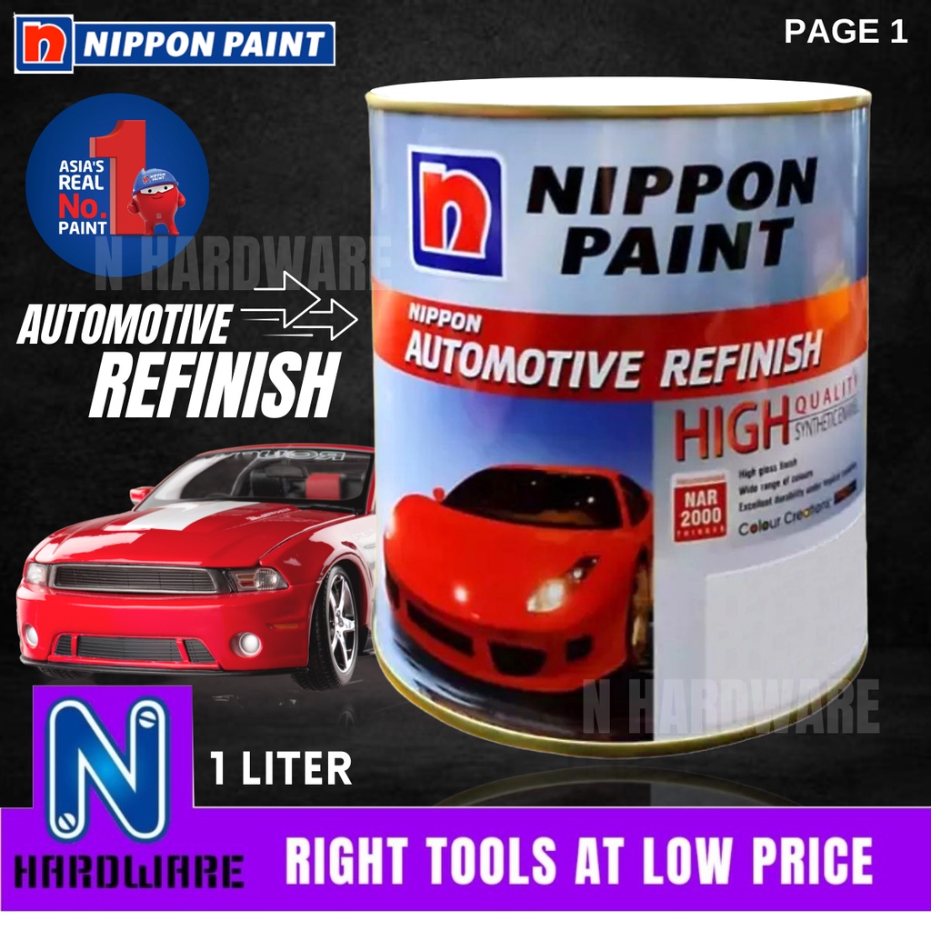 Nippon Paint Automotive Paint (Page 1) / Cat Kereta 1L - 1Liter ...