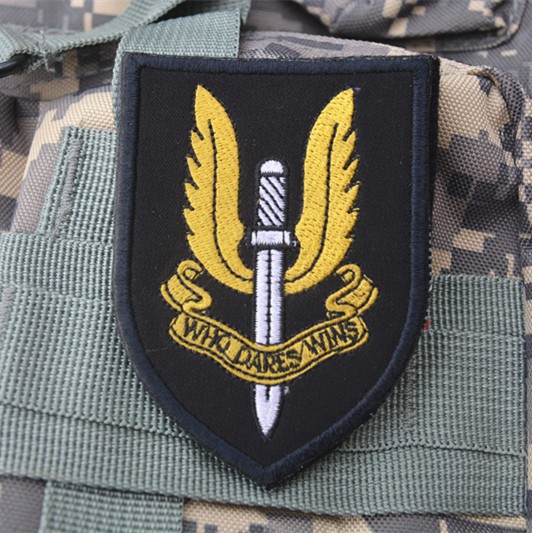 SAS Special Forces Tactical Morale Army Embroidery Velcro Patches ...