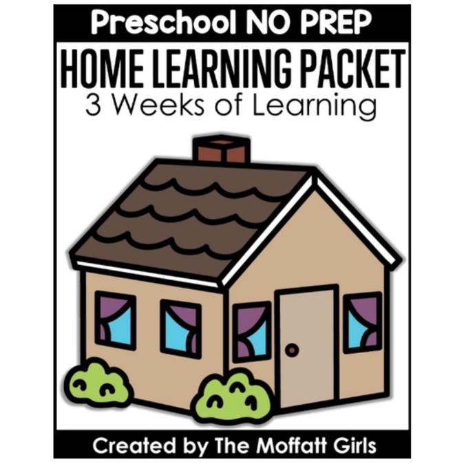 PRESCHOOL HOME LEARNING PACKET 3 WEEKS OF LEARNING | Shopee Malaysia
