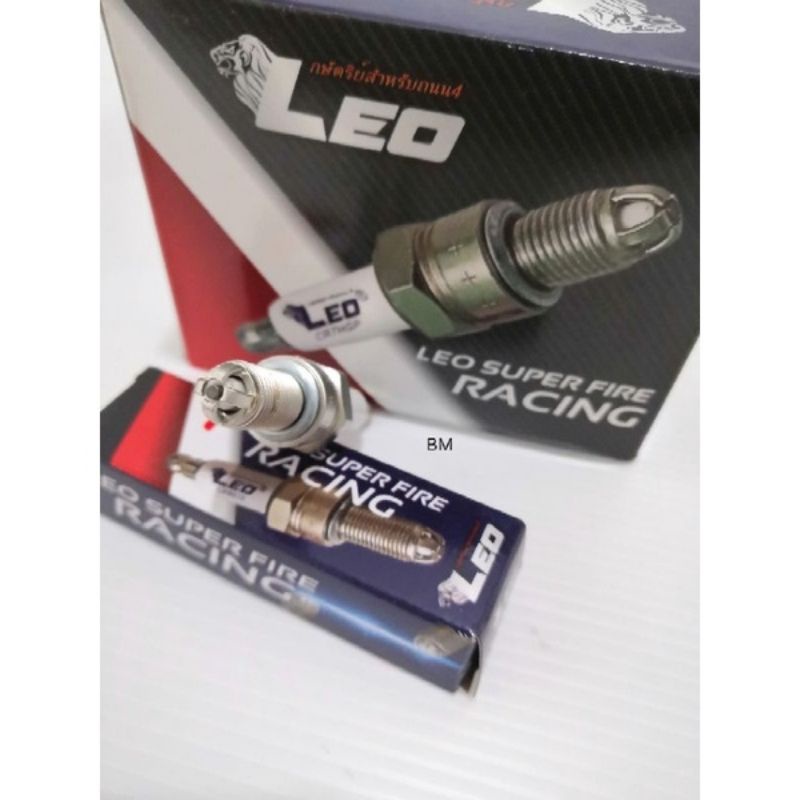 LEO RACING SUPER SPARK PLUG (4 KAKI)EX5 LC135 Y15ZR RS150 W100 EGO ...