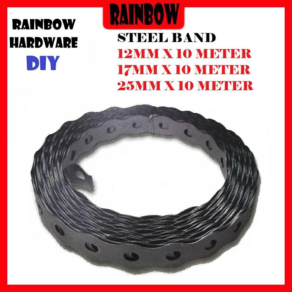 SYW STEEL BAND 12MM , 17MM , 25MM (Besi Lapan) 10meter | Shopee Malaysia