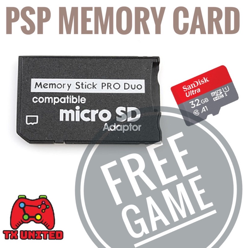 Psp Memory Card (Free Game ) : Game Can Choose | Shopee Malaysia
