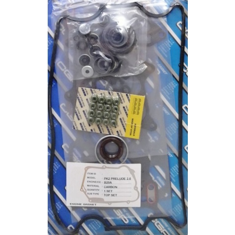 TOP OVERHAUL SET CARBON HONDA PRELUDE BA PK2 2.0 16V DOHC 1987 YEAR ...