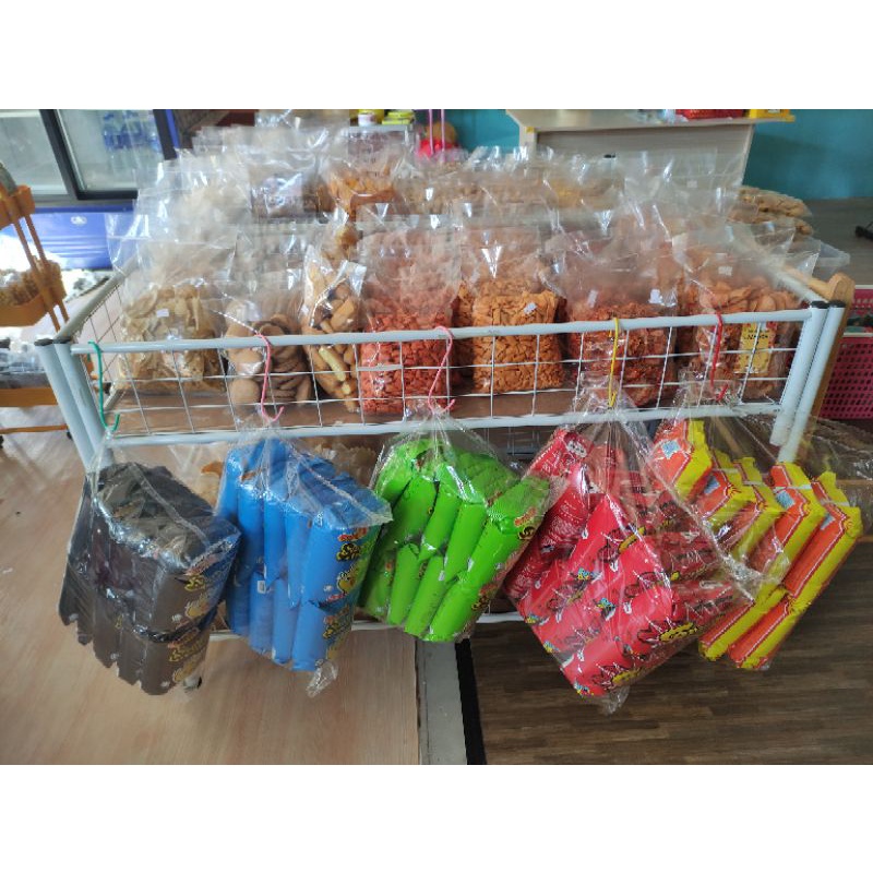 JAJAN VIRAL SNACK KEROPOK GANTUNG SUPER RING BIKA GREEN PEA DOUBLE ...