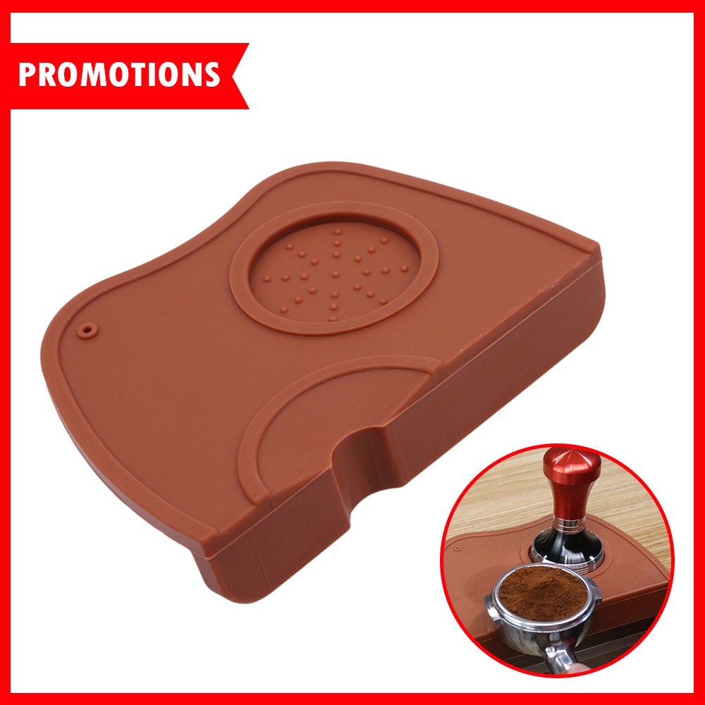 Espresso Coffee Tampers Mat Fluted Coffee Tampering Corner Mat Pad Food ...