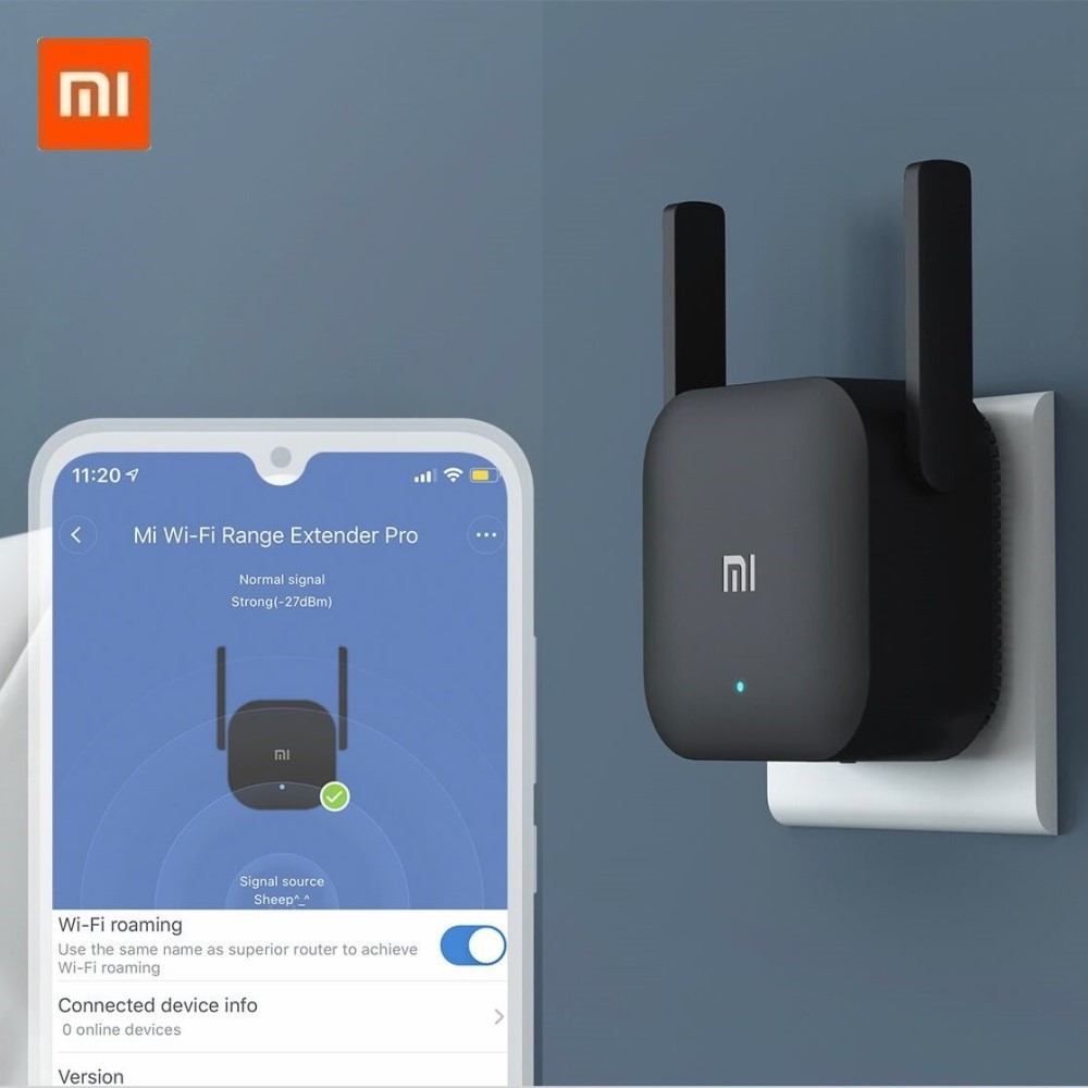 Xiaomi Repeater Pro Wifi Extender 2 Antenna Remote Signal Booster ...