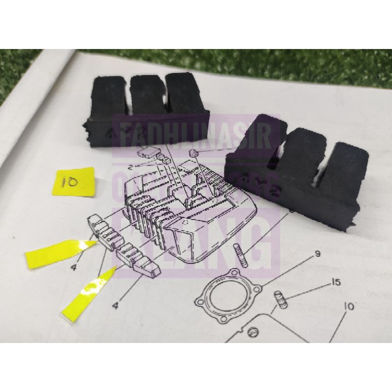 SET GETAH HEAD ABSORBER 5 RXZ (PRICE FOR 2PCS) | Shopee Malaysia