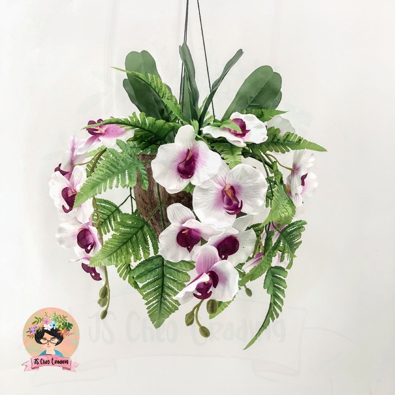 🔥Ready Stock🔥Bunga Orkid Kelapa/Bunga Orkid Gantung/Bunga Hiasan/Bunga ...