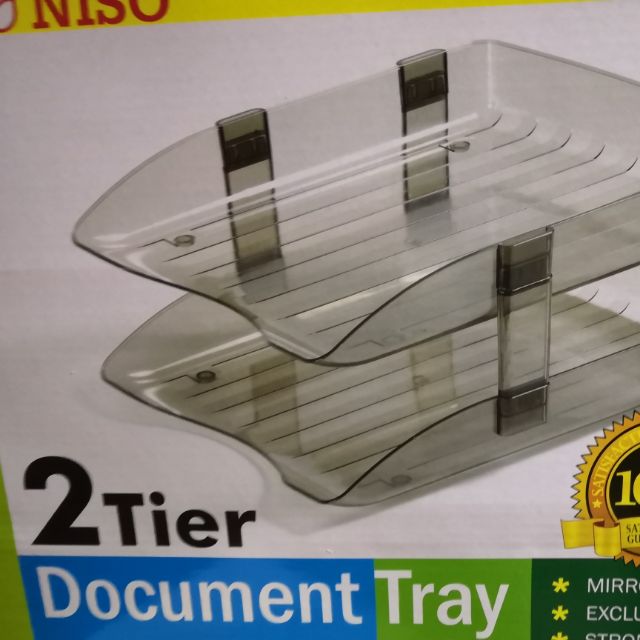 niso 2 tier/ 3 tier document tray | Shopee Malaysia