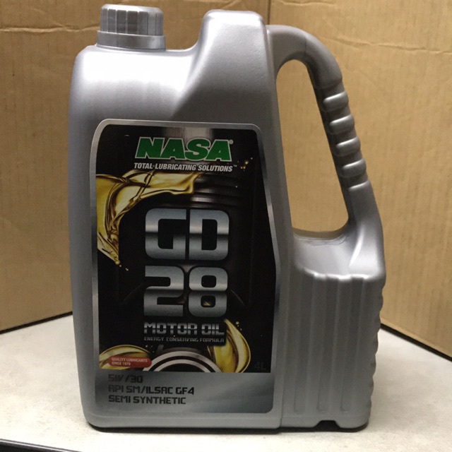 Nasa motor oil GD28 semi synthetic 5W/30 | Shopee Malaysia