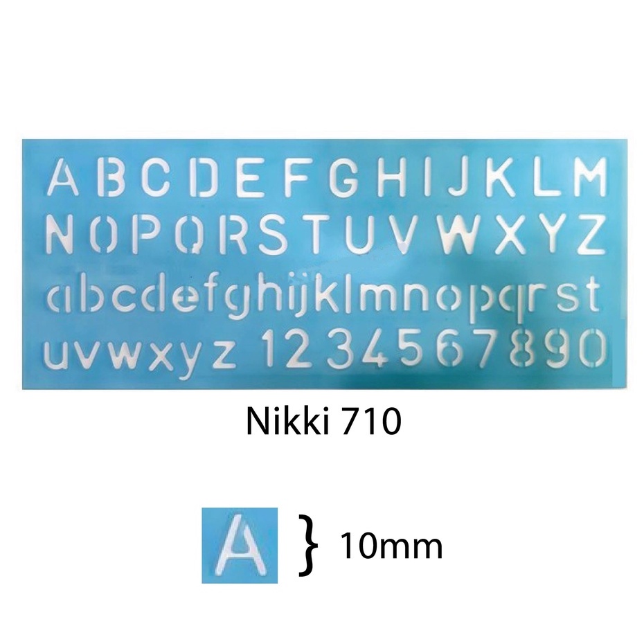 ABC Ruler (STENCIL ALPHABET) / Pembaris Abc | Shopee Malaysia
