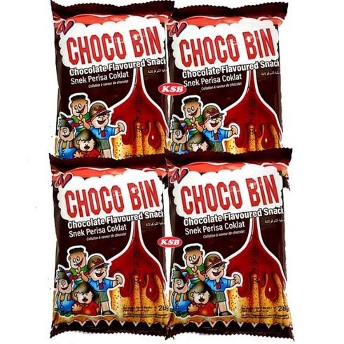 【4pcs X 26g】Cv Choco Bin Chocolate Flavoured Snack | Shopee Malaysia