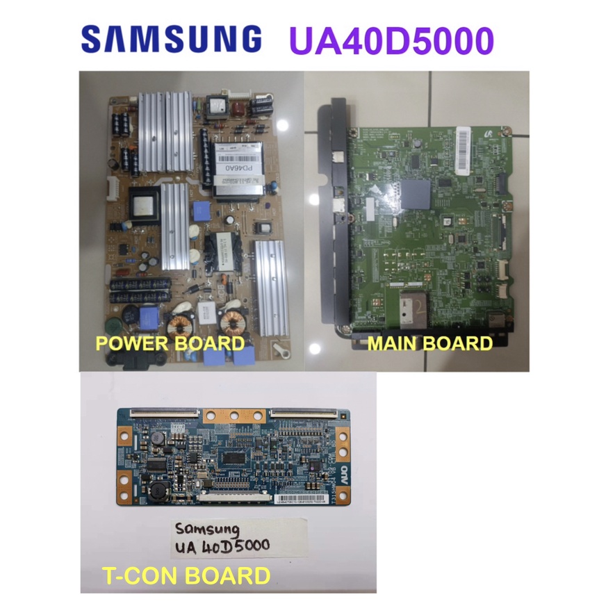 SAMSUNG LED TV UA40D5000 40D5000 Power Board PD46A0_BDY BN44-00422B Main Board BN41-01661B T-con ...