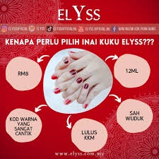 Inai Kuku Sah Solat Elyss Original HQ | Shopee Malaysia