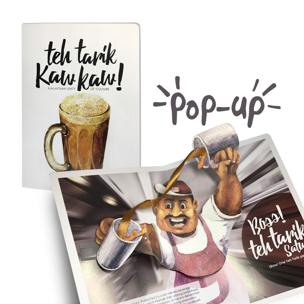 Malaysian Pop-Up Card (Short) - Teh Tarik | Shopee Malaysia