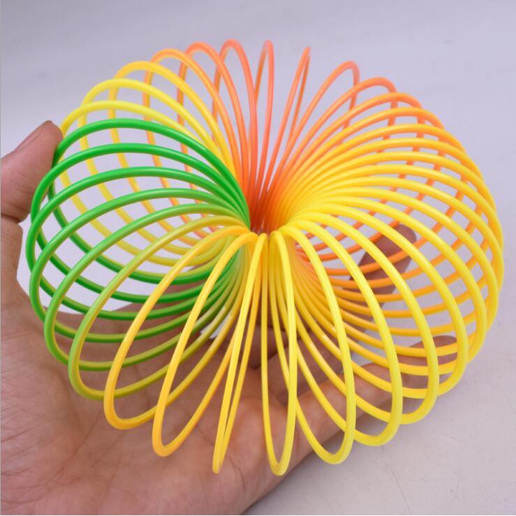 [SALE NOW] Fun Magic Rainbow Spring Slinky Toys For Kids and Adults (6 ...