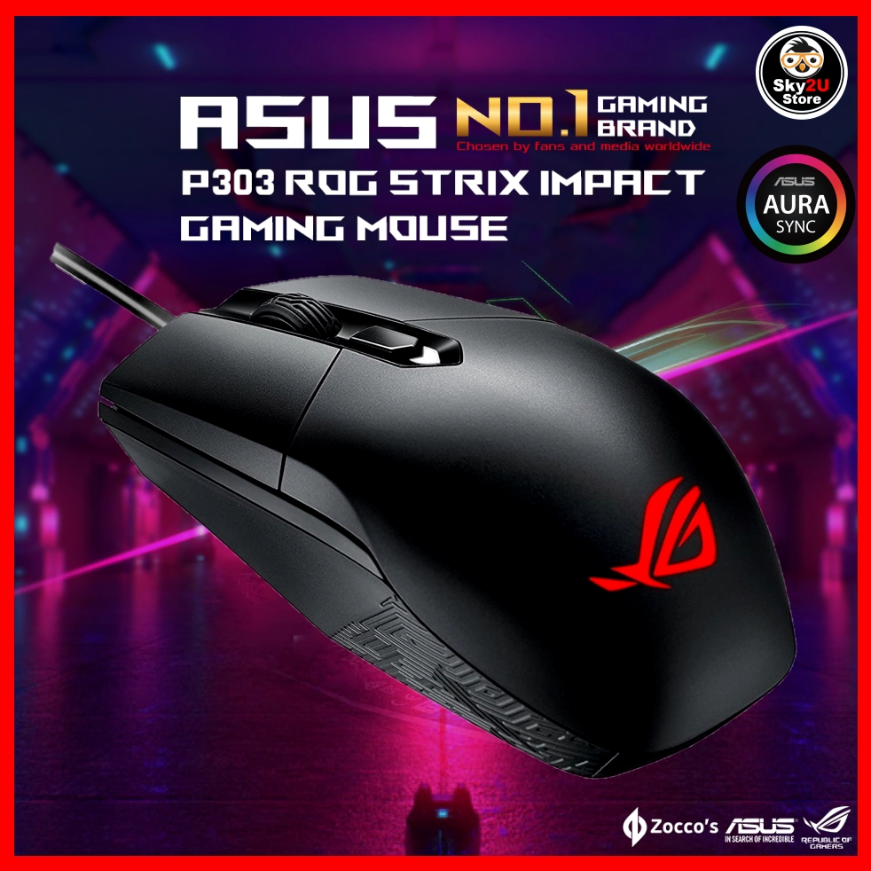 ASUS P303 ROG STRIX IMPACT Gaming Mouse | Shopee Malaysia